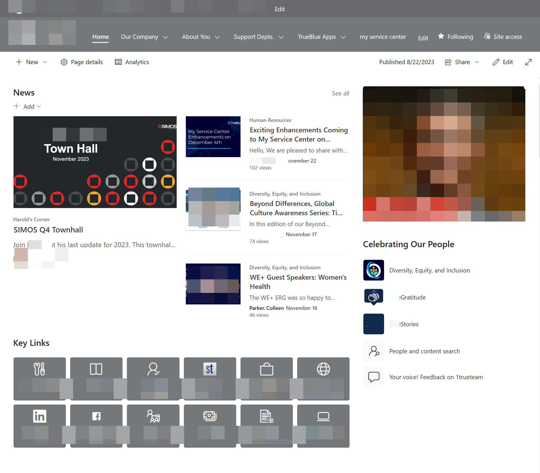 Other SharePoint Site Examples – Eyes on M365